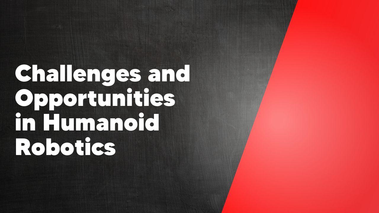 Challenges and Opportunities in Humanoid Robotics - Machinery.directory